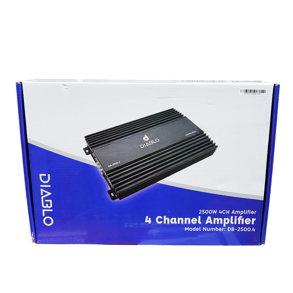Diablo DB-2500.4 4-Channel 2500 Watts Max Car Audio Amplifier – Cybervalue